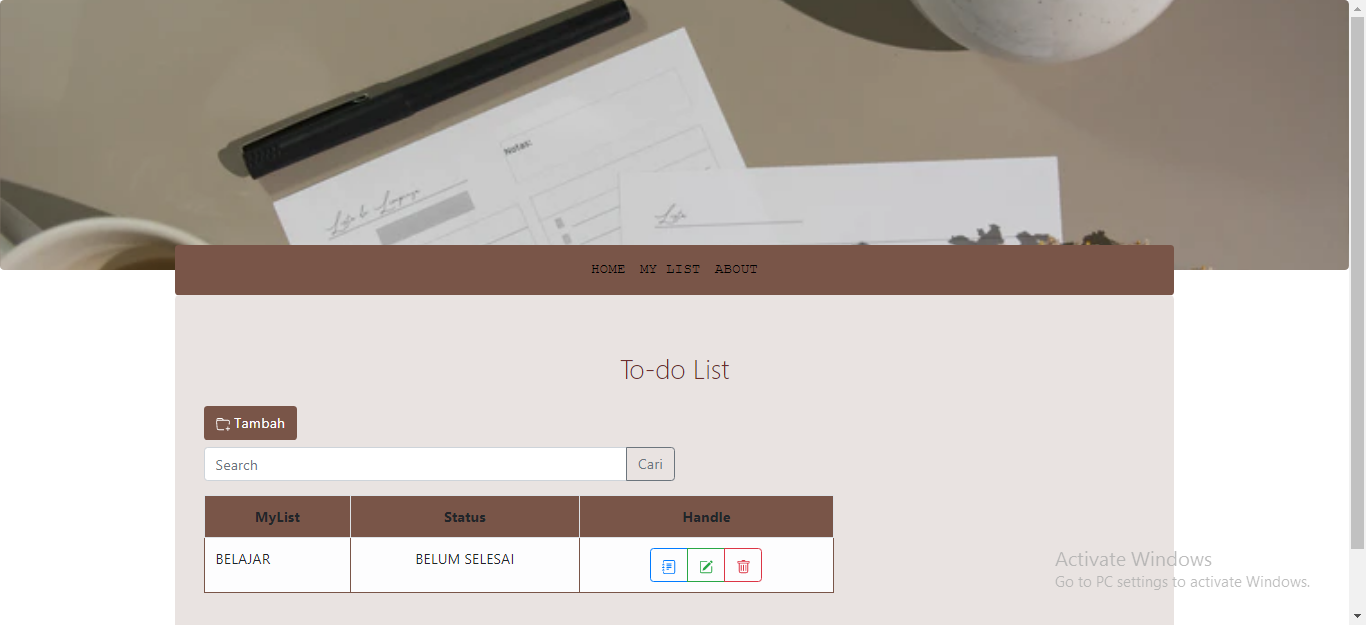 GitHub - belaekaputri/mvc: To-do List (MVC)