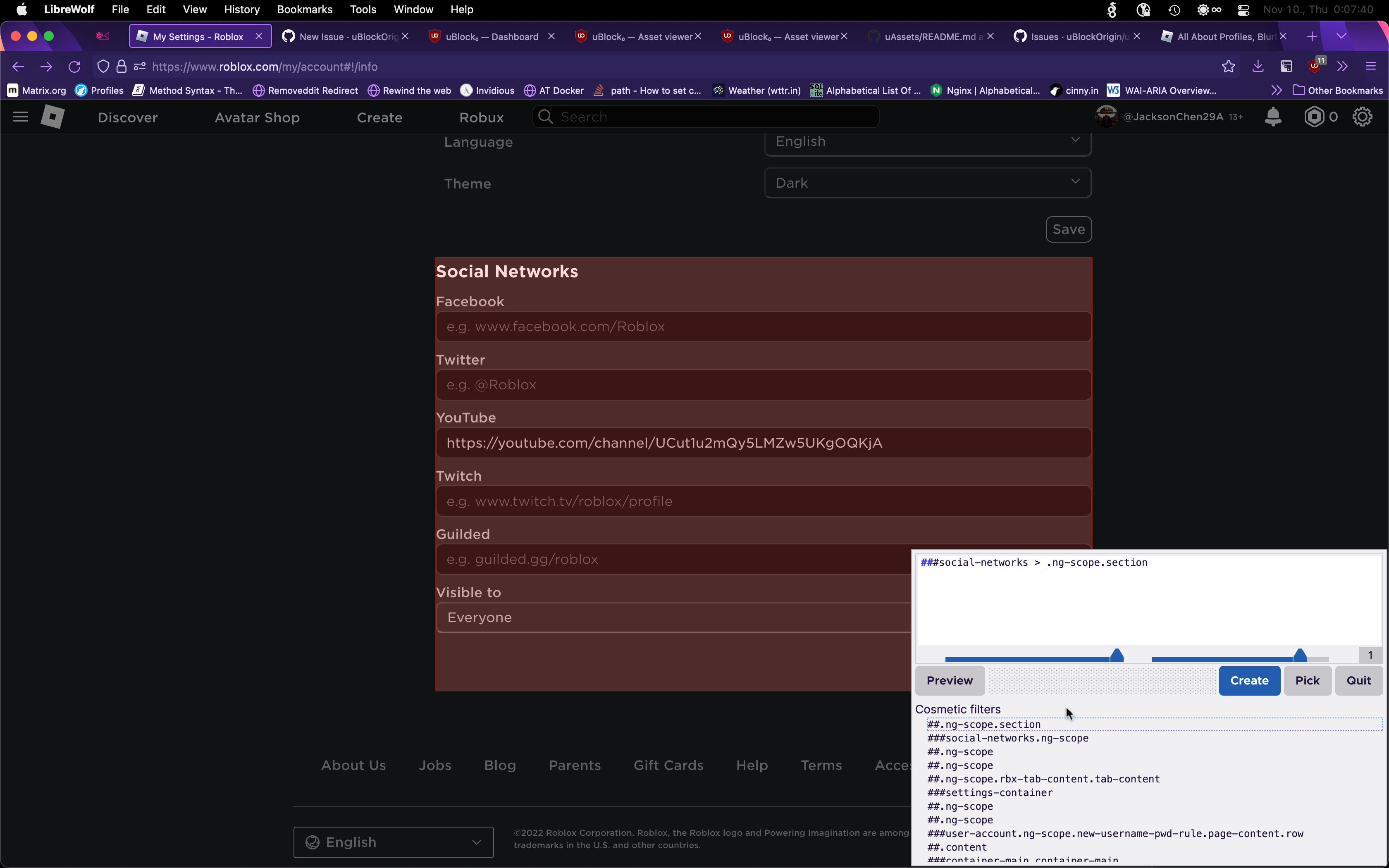 roblox.com: breakage · Issue #15593 · uBlockOrigin/uAssets · GitHub