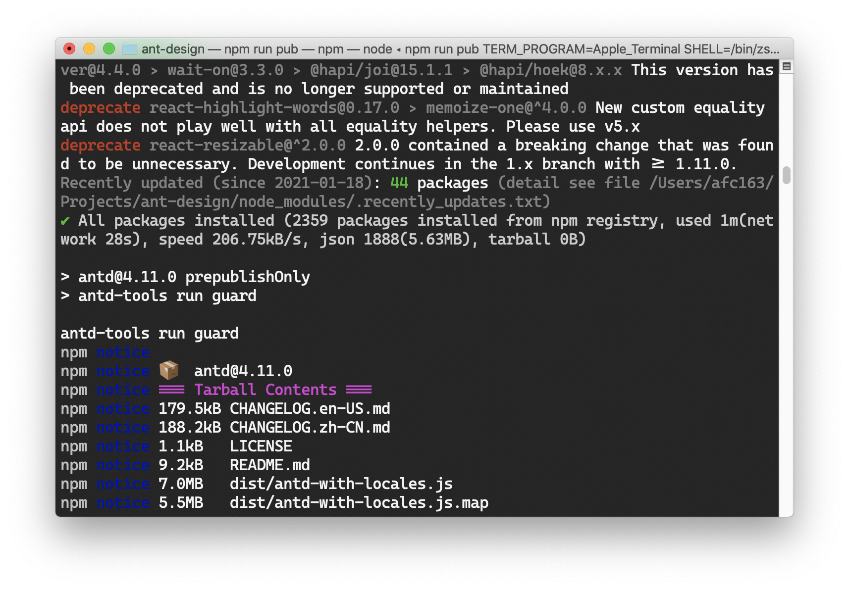npm publish bug · Issue #29010 · ant-design/ant-design · GitHub