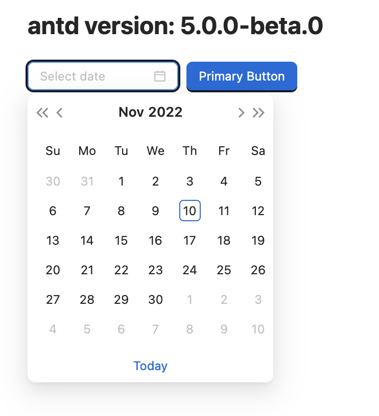 [V5] 暗色主题DatePicker弹出效果不正常 · Issue #38480 · ant-design/ant-design · GitHub