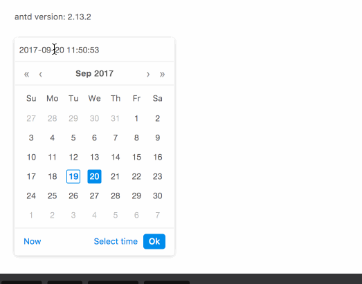 Component DatePicker: When the input box in the component manually ...