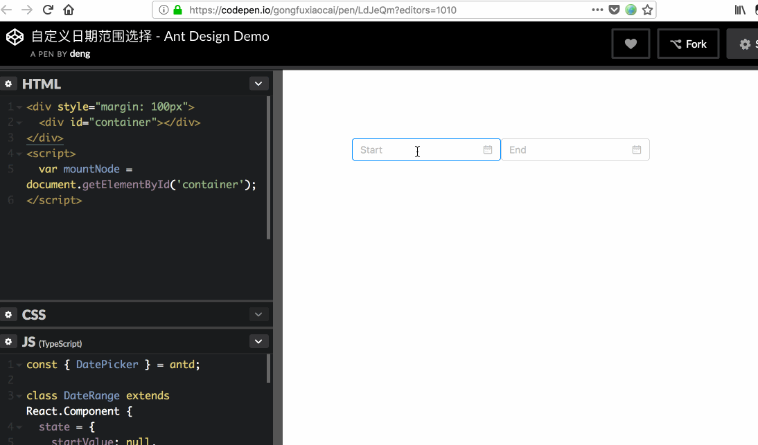 Datepicker 样式错乱 · Issue 9944 · Ant Design Ant Design · Github