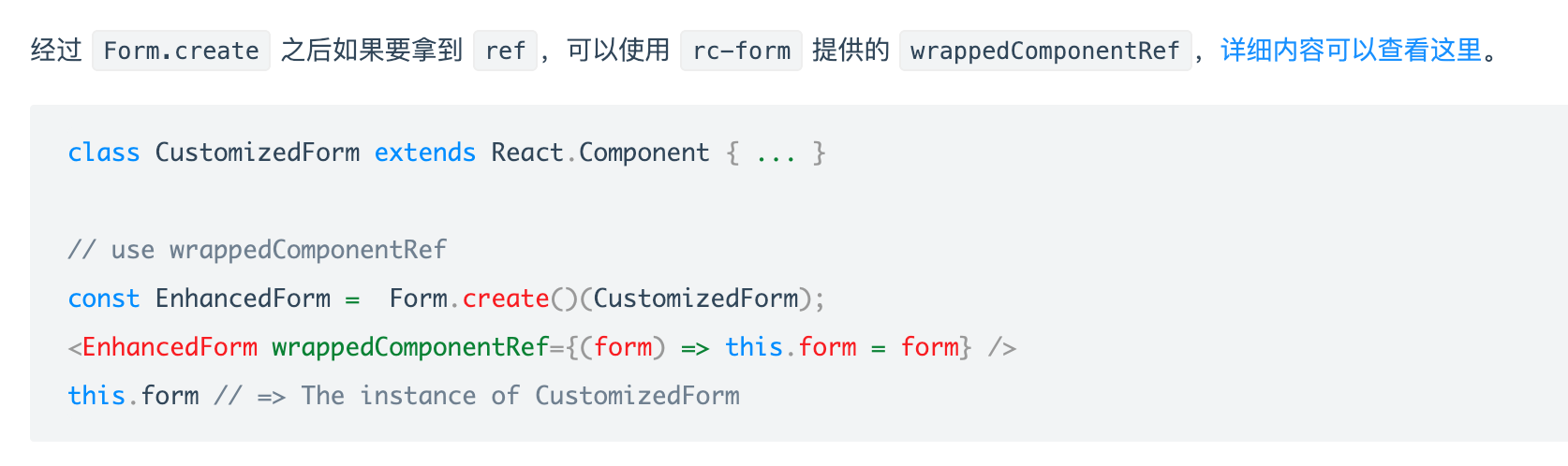 经过antdFrom 包裹的组件，原本继承父类的方法全部丢失 · Issue #14010 · ant-design/ant-design ...
