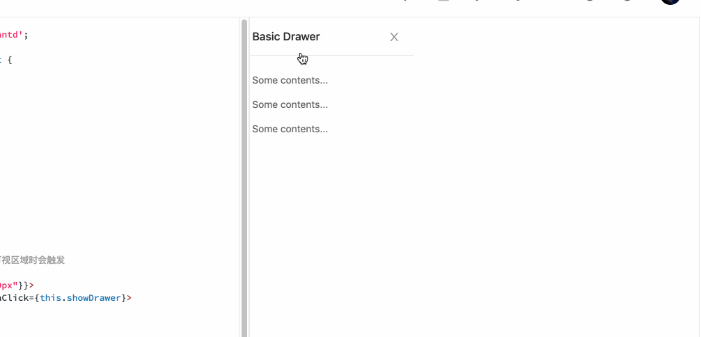 Drawer Exist Bug（ui组件：抽屉存在问题） · Issue 15713 · Ant Designant Design · Github 0573