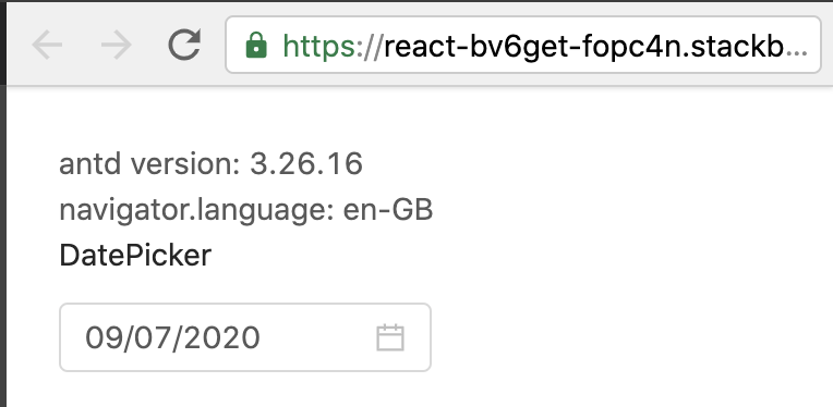 Date Picker Locale Not Picking From Default Value Like Antd3 · Issue 25497 · Ant Designant 9587