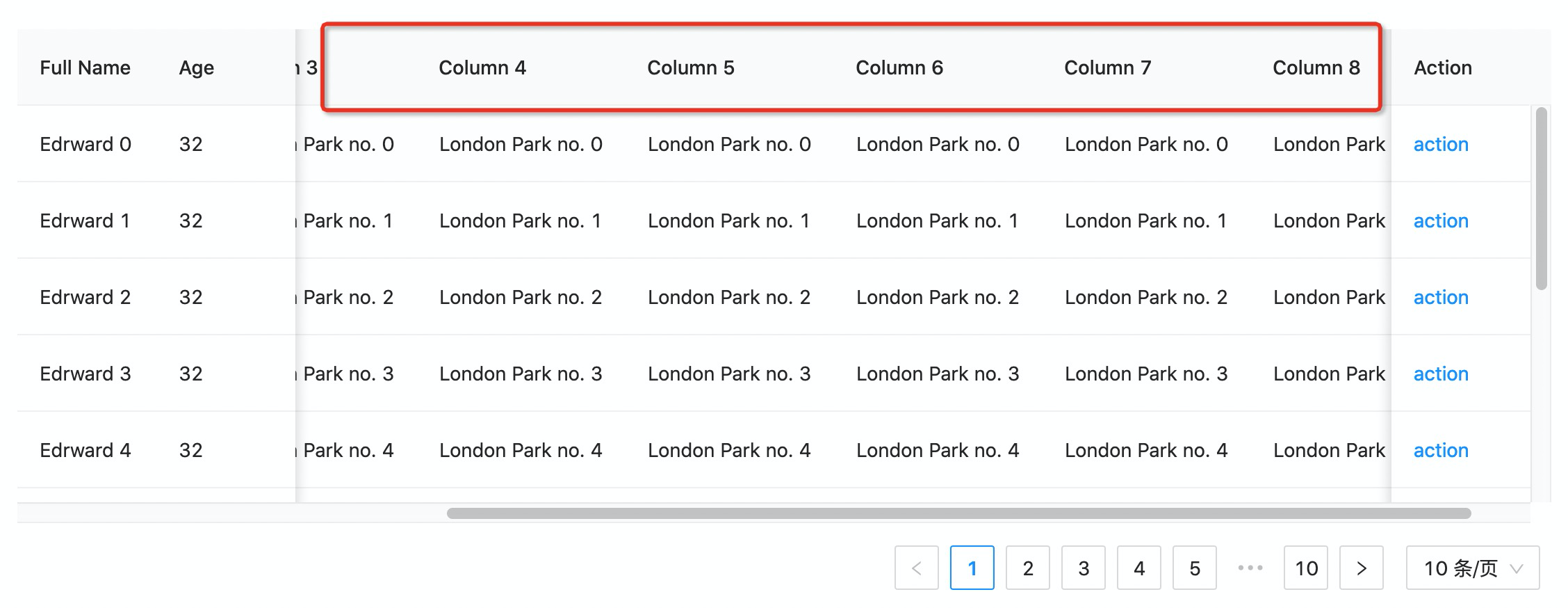Table cannot scroll in header · Issue #26766 · ant-design/ant-design ...