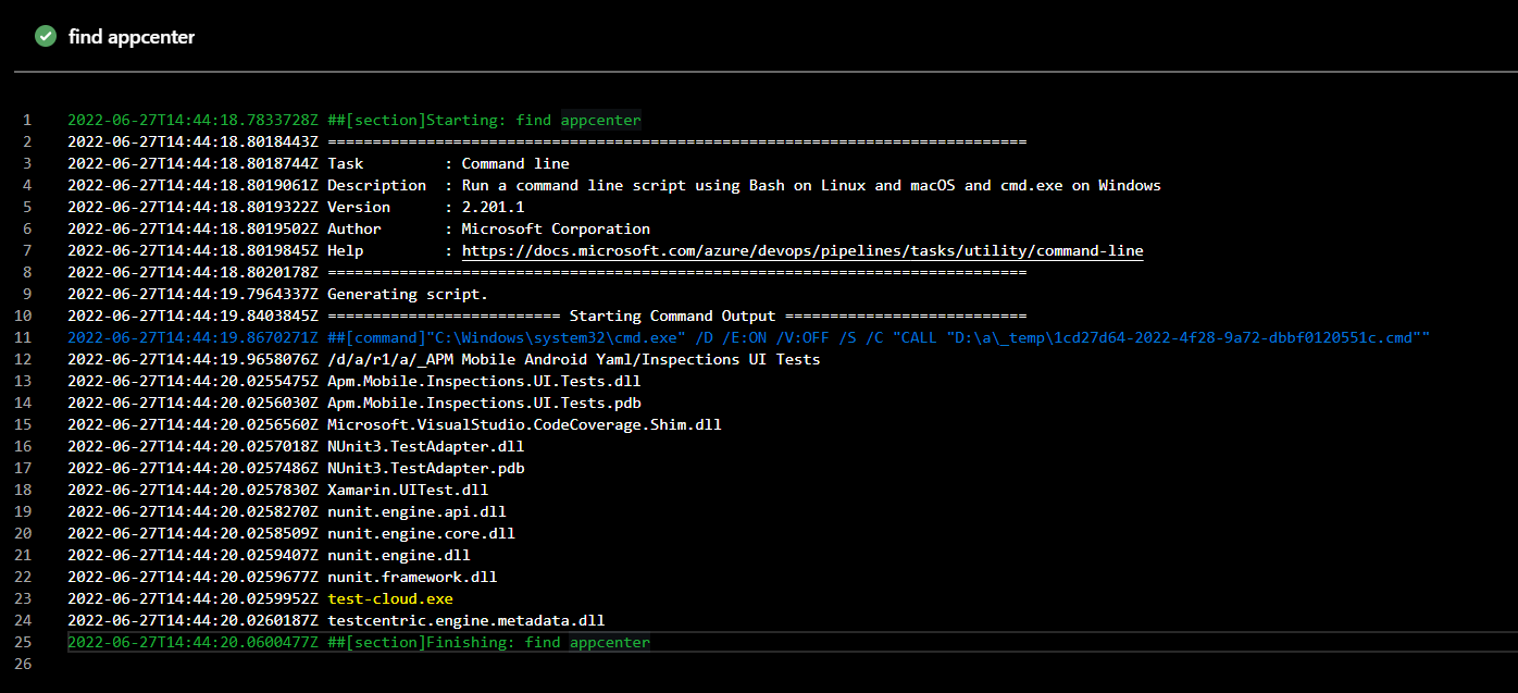 App Center Test failing to find App Center CLI · Issue #16484 ...