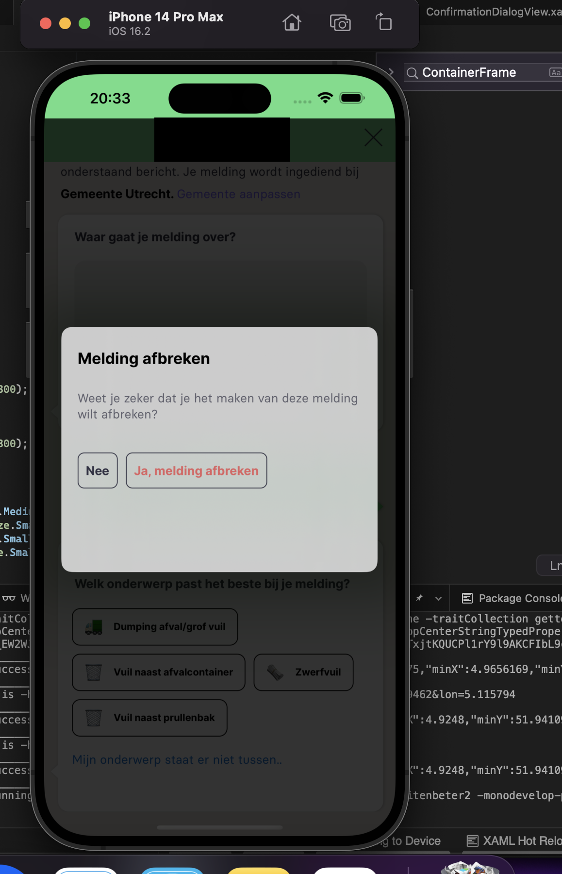 [Bug] PopUp looks different on iOS · Issue #1753 · xamarin/XamarinCommunityToolkit · GitHub