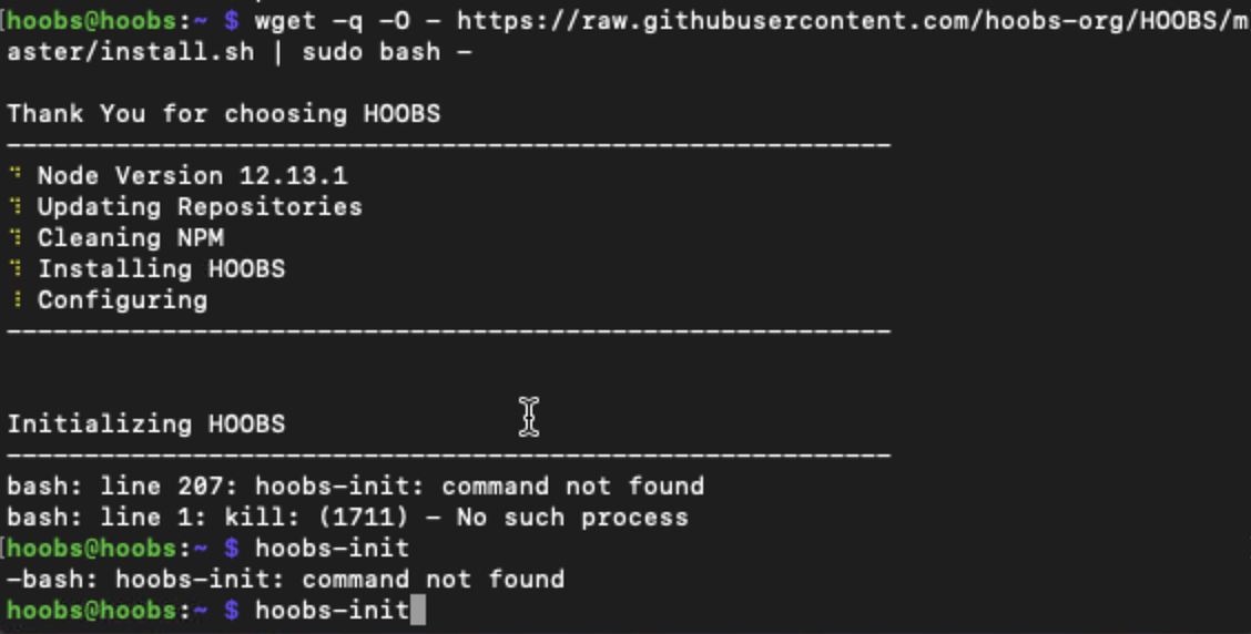 hoobs-init failed on install script · Issue #282 · hoobs-org/HOOBS · GitHub hoobs-init failed on install script · Issue #282 · hoobs-org/HOOBS · GitHub