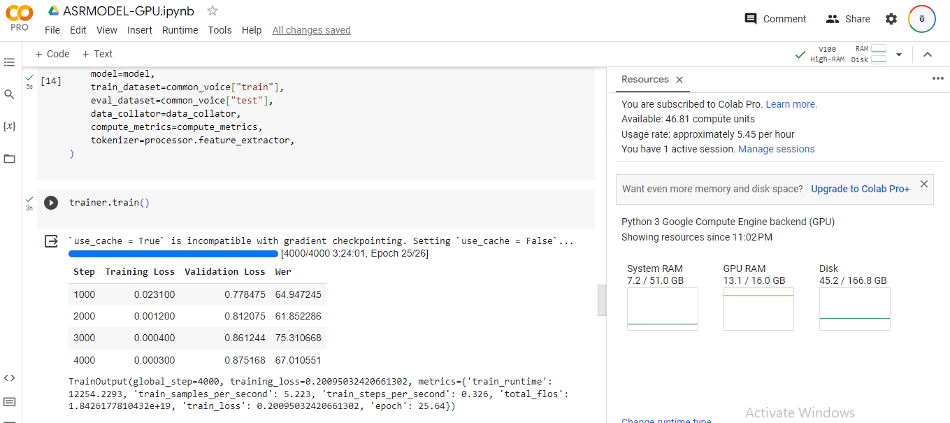 Error when fine tuning whisper model · Issue #1624 · huggingface/blog · GitHub