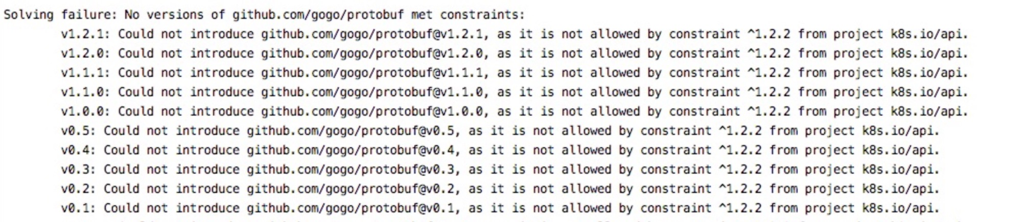 istio/gogo-genproto rely github.com/gogo/protobuf v1.2.2 not publish ...