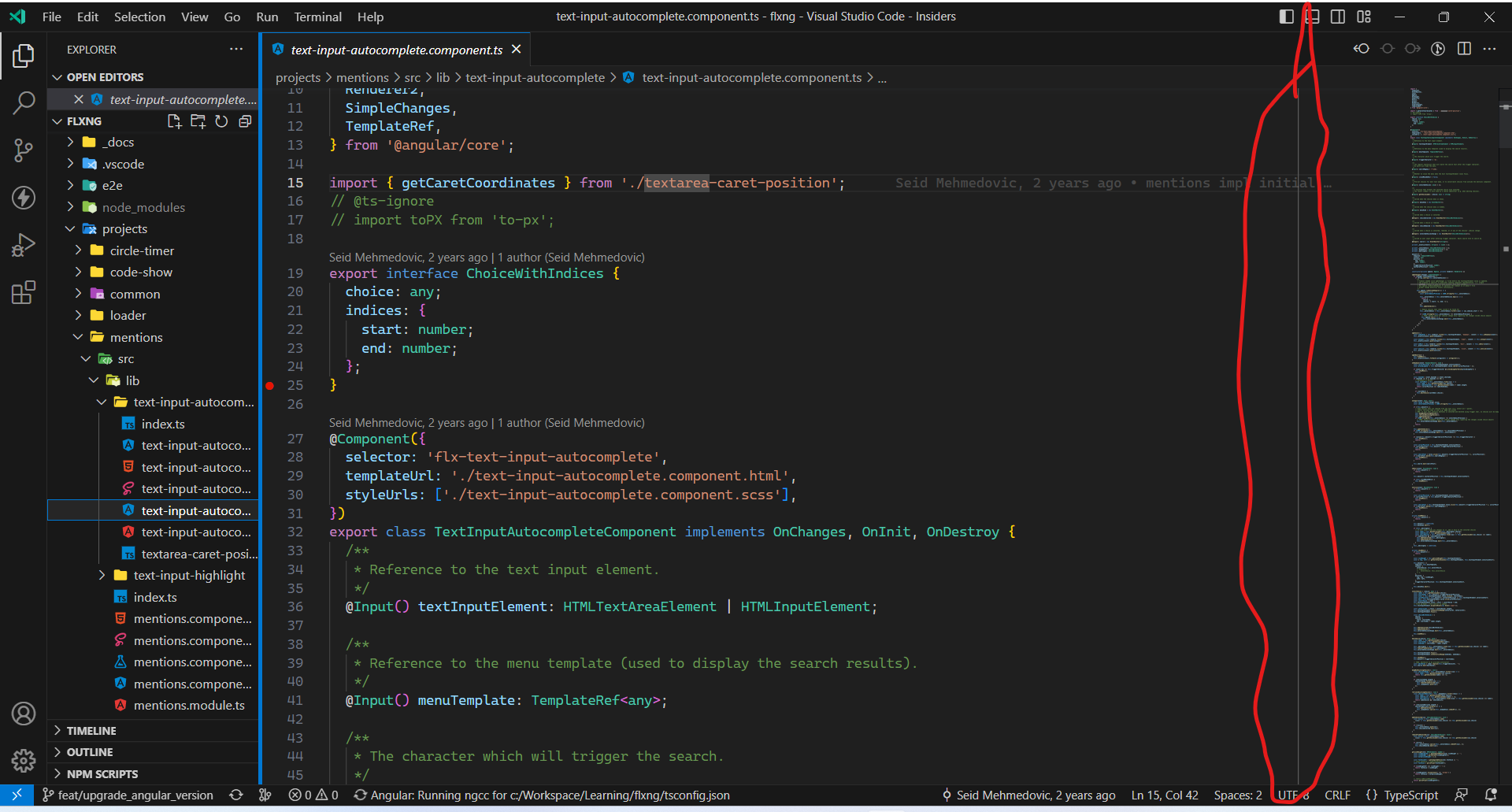 VS code is showing the white vertical line in text editor · Issue ...