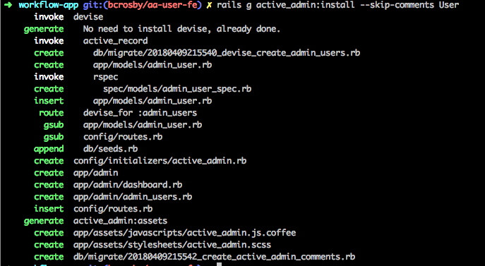 skip-comments flag on install · Issue #5322 · activeadmin/activeadmin · GitHub