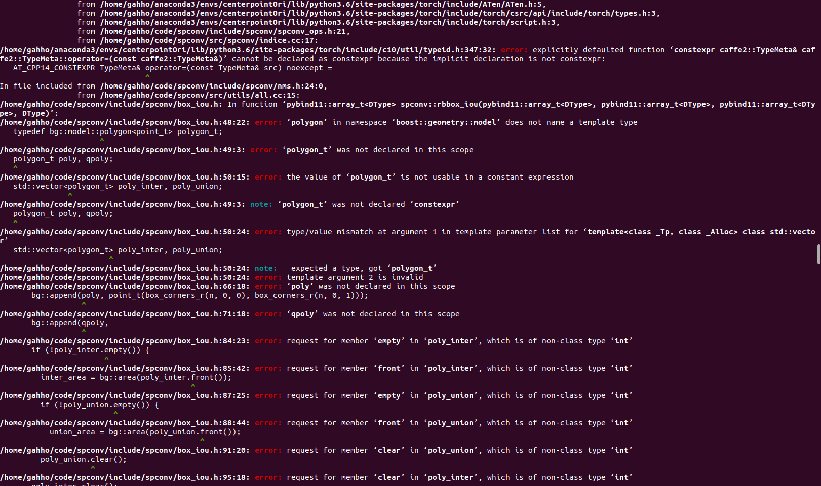 The problem about spconv install · Issue #214 · tianweiy/CenterPoint · GitHub