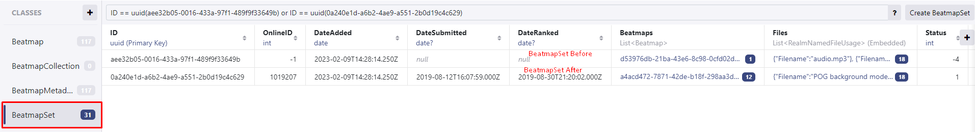 Updating Beatmap To Online Version Duplicates Both `beatmap` And `beatmapset` · Issue 22579