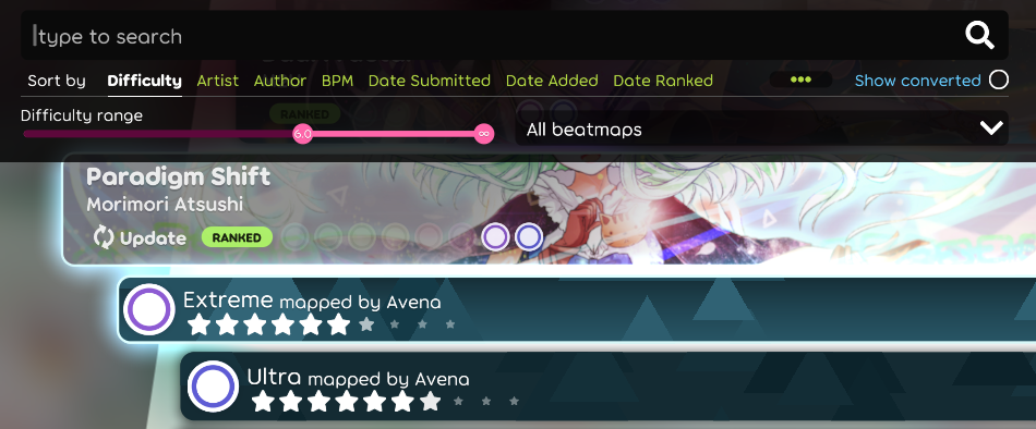 Osu selects song different to one that's playing when entering song ...
