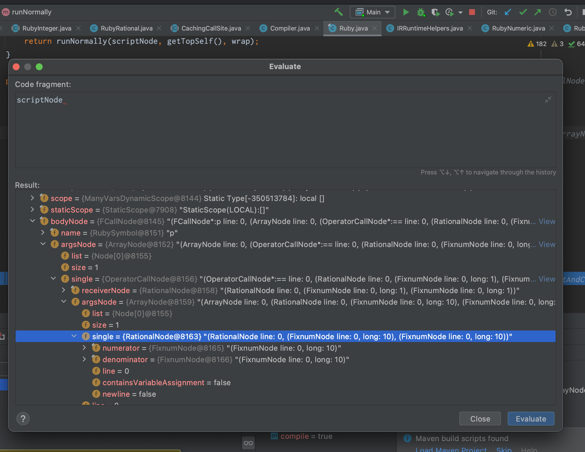 1r should equal to 1.0r · Issue #6764 · jruby/jruby · GitHub