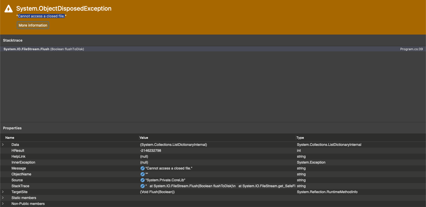 Unable to open datastore · Issue #111 · microsoft/psi · GitHub