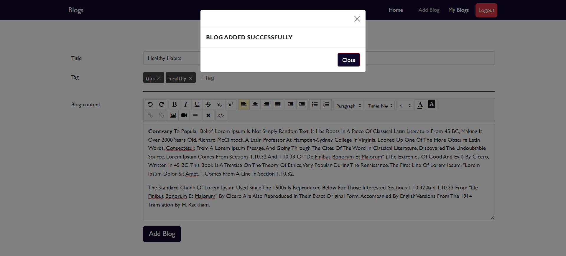 GitHub - Zahra-imdad/Blog-Angular: Created using Angular