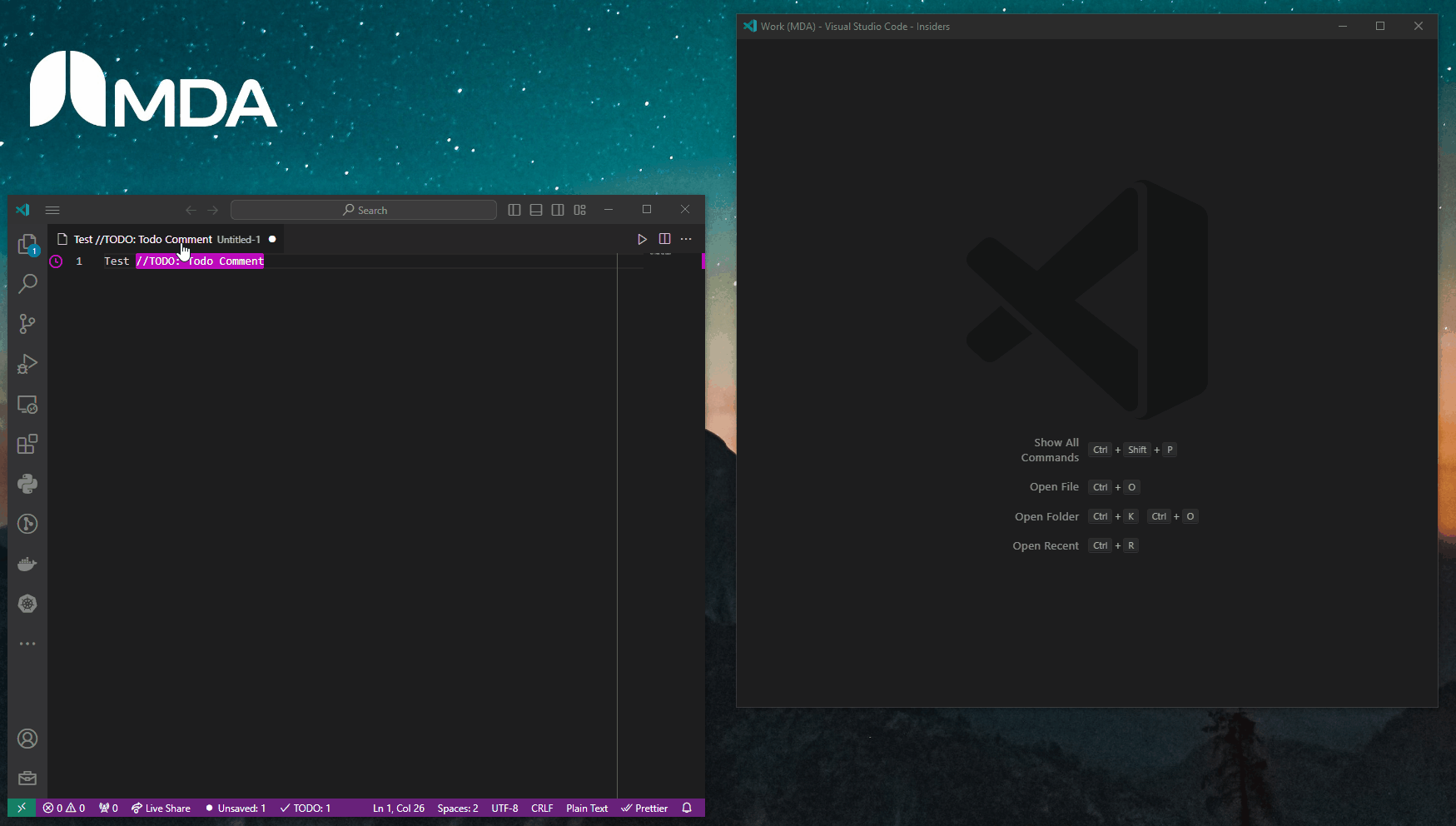 Vscode 1850 Insiders Popout Window Tagcomment Highlighting Not Working · Issue 799 