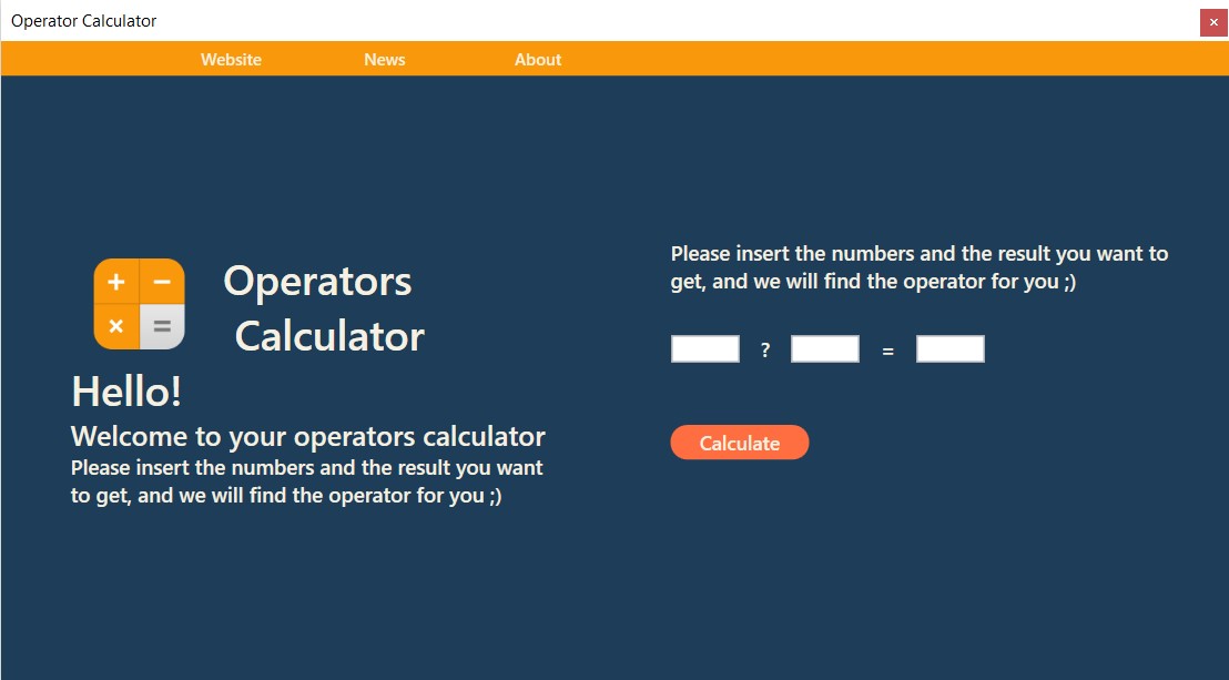 GitHub - aniretakts/OperatorCalculator