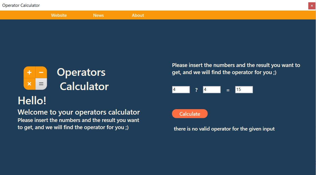 GitHub - aniretakts/OperatorCalculator