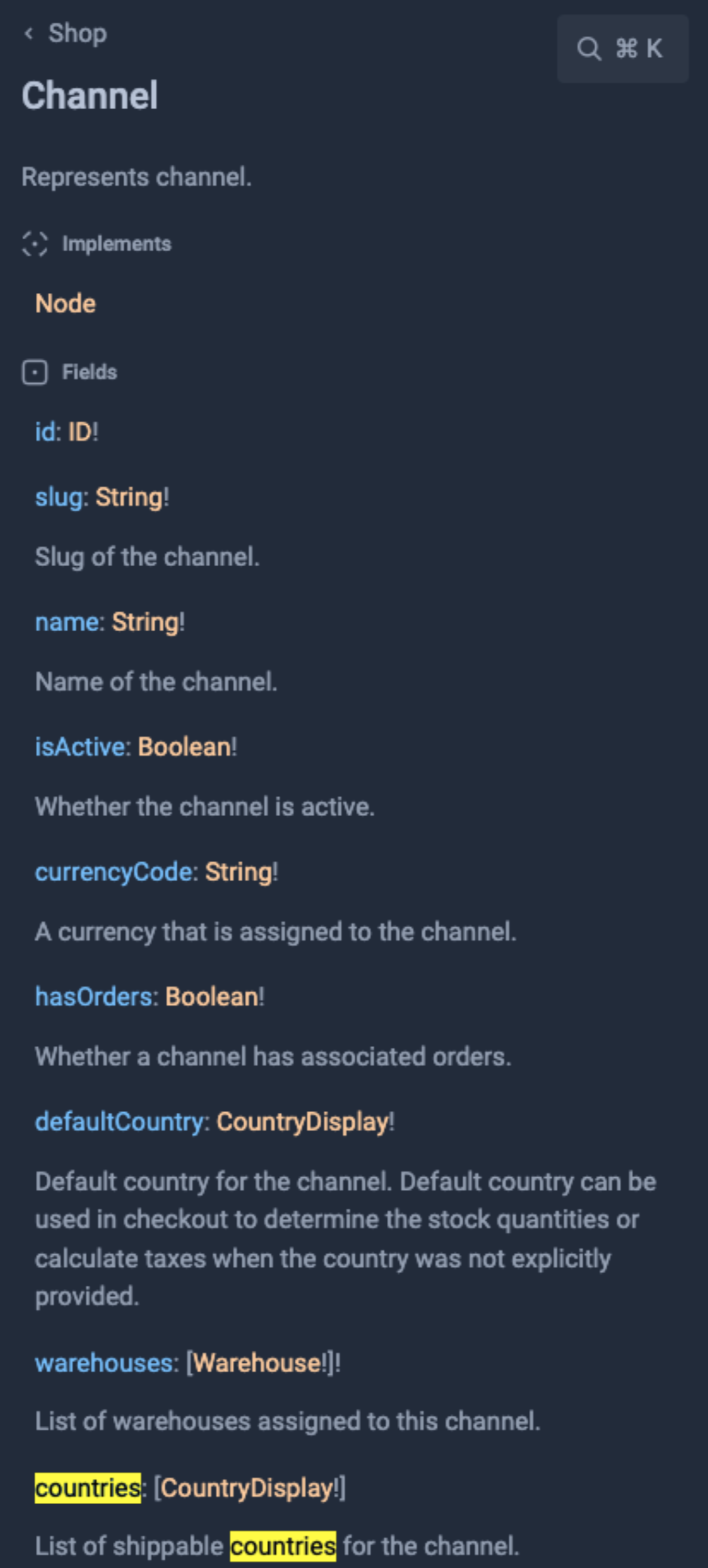 Bug: Channel countries are not localized · Issue #14114 · saleor/saleor · GitHub