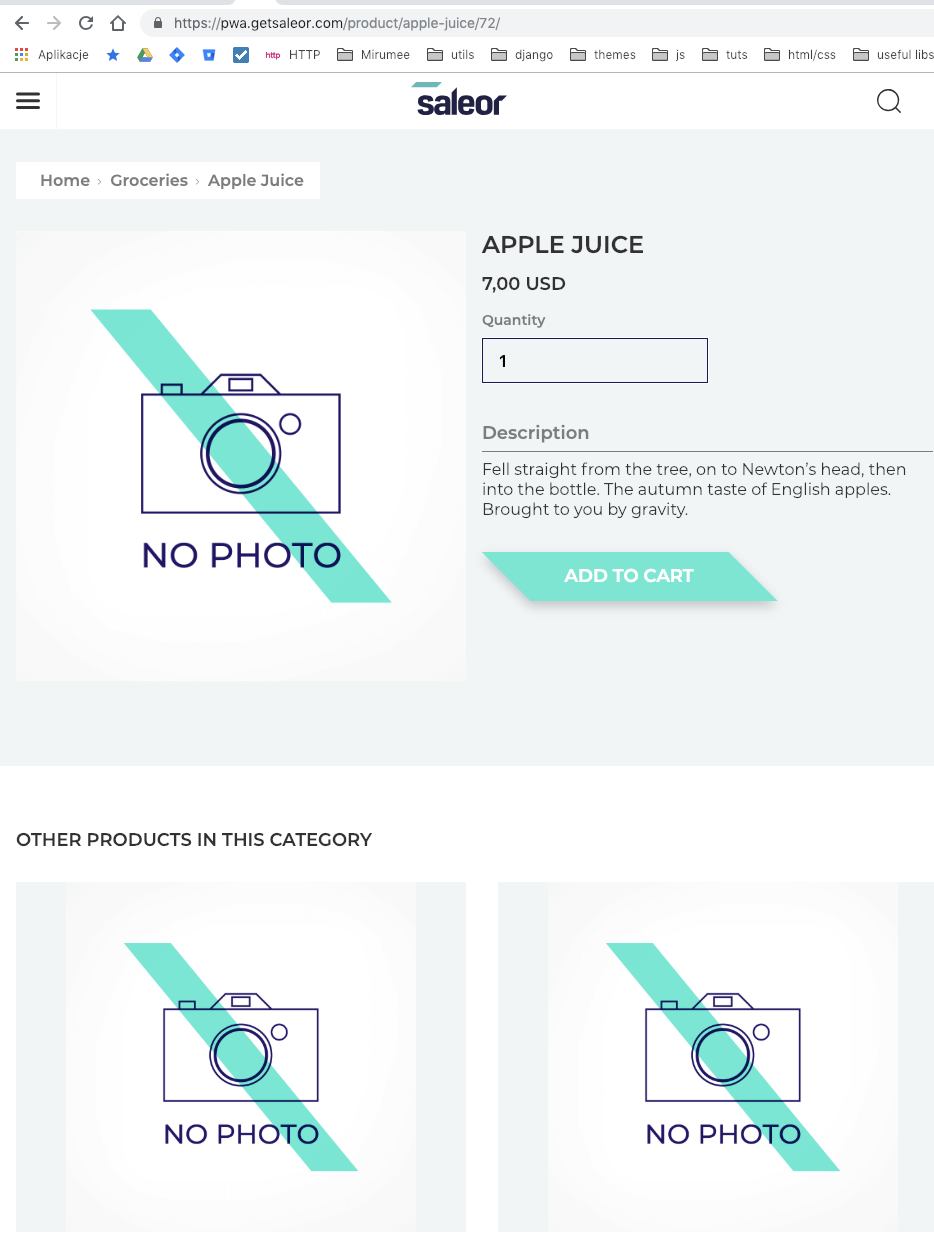 No Photo Transparency · Issue 196 · Saleor Saleor Storefront · Github