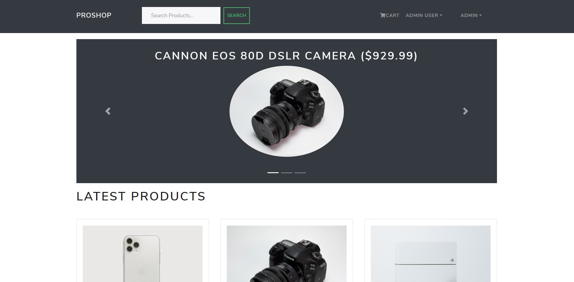 GitHub - ricovar96/EcommerceReact: This is React Application with cart shopping, JWT ...