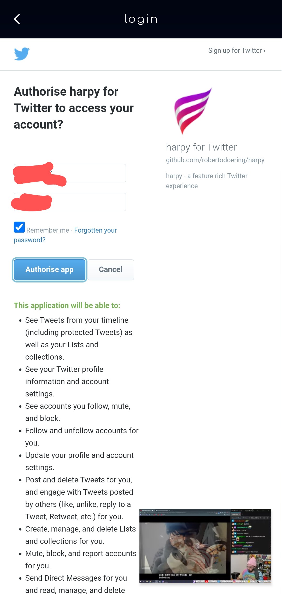 Logging in · Issue #525 · robertodoering/harpy · GitHub