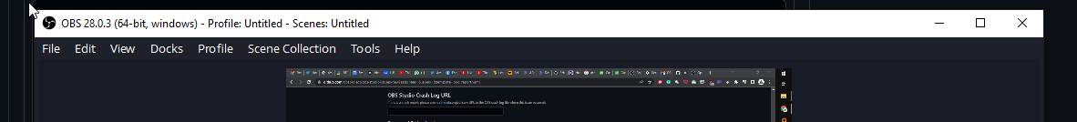 OBS Has white decorators by defoult · Issue #7571 · obsproject/obs-studio · GitHub