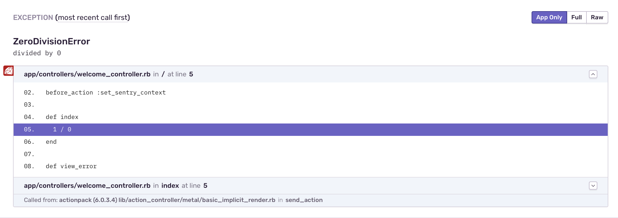 Exception Events Stacktrace Displaying Issue With Threads Interface 9043