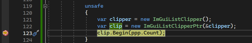 Using Imguilistclipperptr Triggers Accessviolationexception After Upgrading To 189 · Issue 401