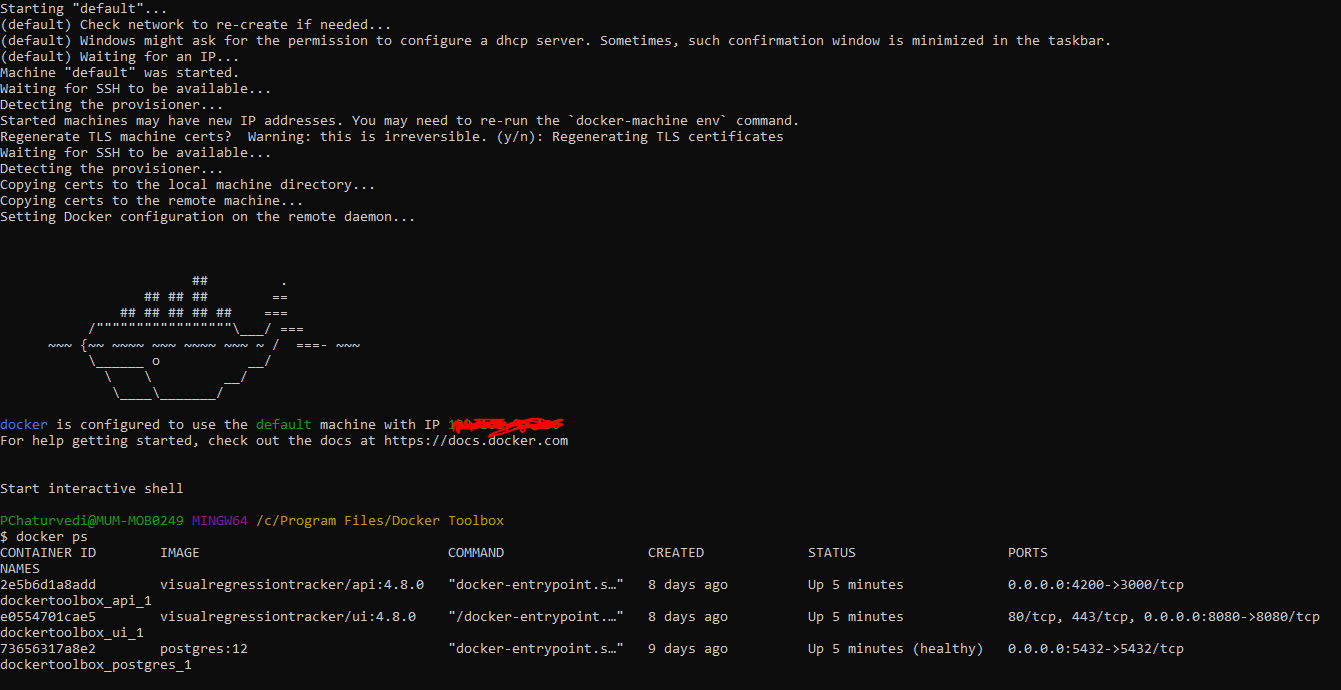 Backup Data associated with a particular Api Key · Issue #184 · Visual-Regression-Tracker/Visual ...