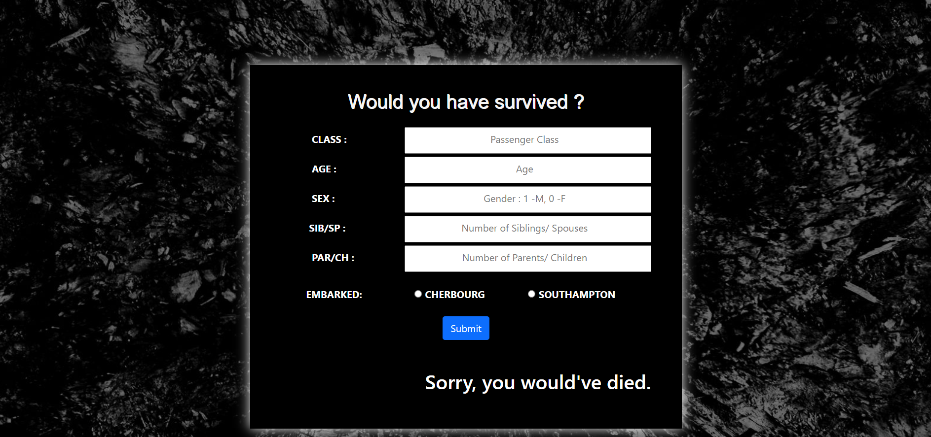 GitHub - aanand18/Titanic