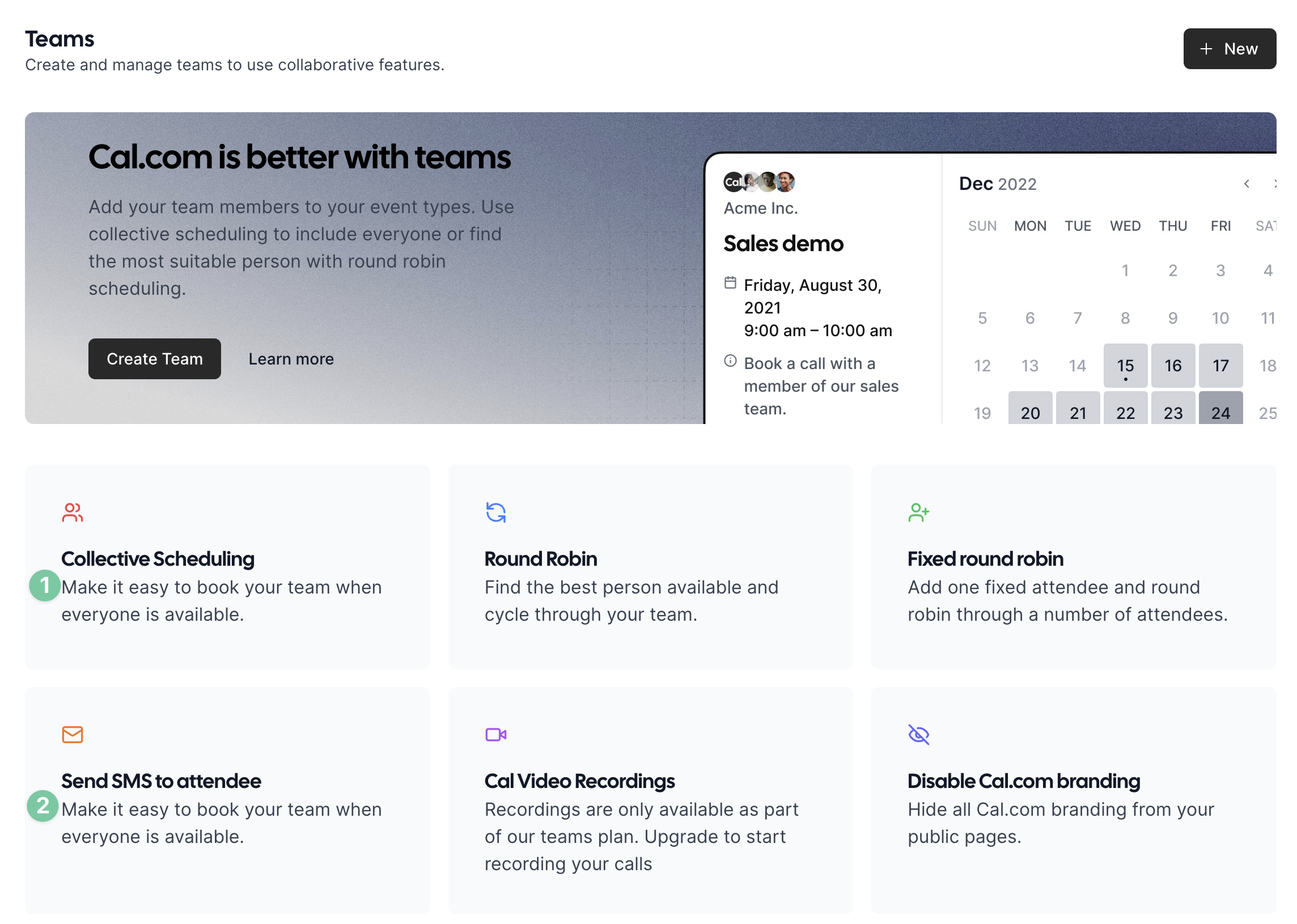 Duplicate Copy on Teams page · Issue #11056 · calcom/cal.com · GitHub