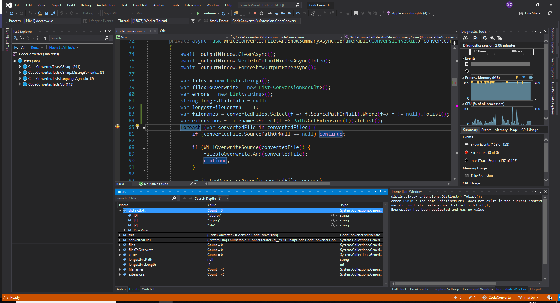 VB -> C#: Log when *.vb files not converted due to not being in the solution directory · Issue ...