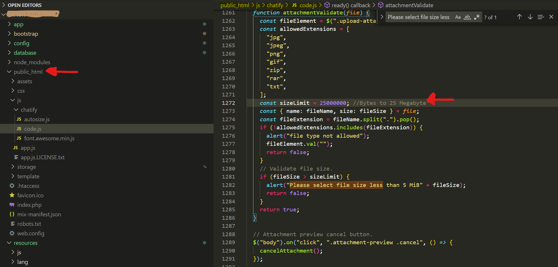Can't send images more than 5MB · Issue #170 · munafio/chatify · GitHub