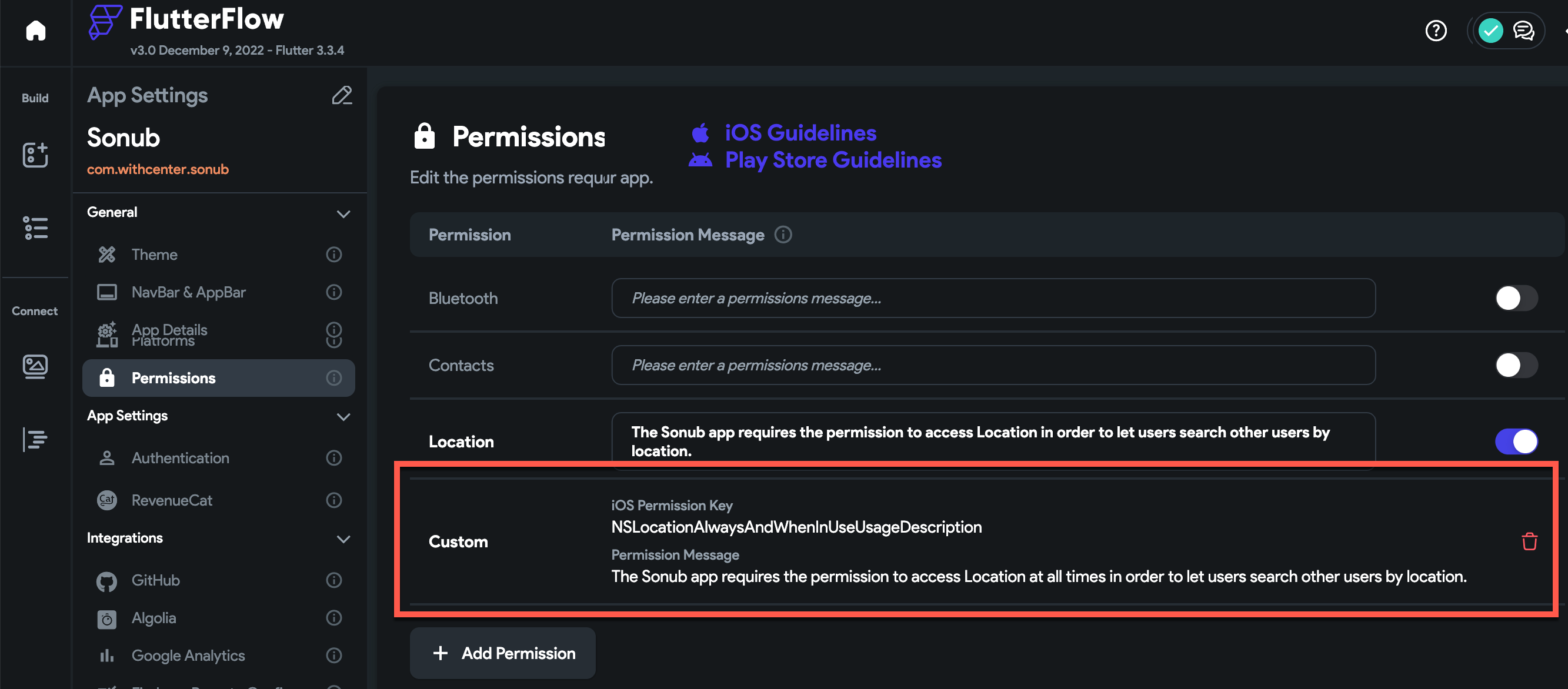 A broken permission element in AppManifest.xml · Issue #210 · FlutterFlow/flutterflow-issues ...