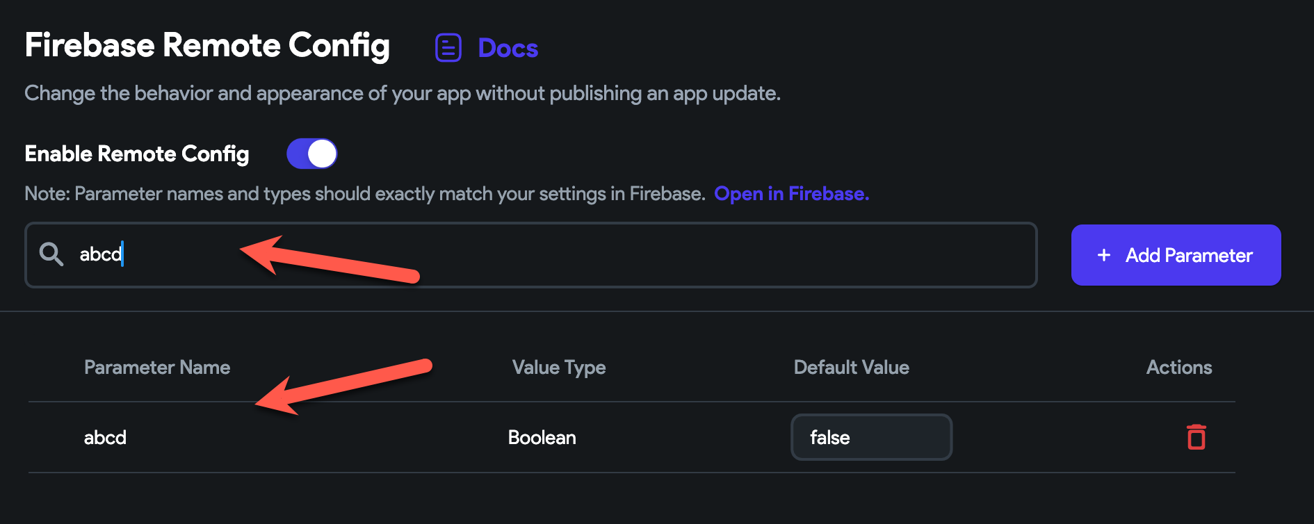Remote config does not appear in the screen. But it is available - (Update) · Issue #607 ...