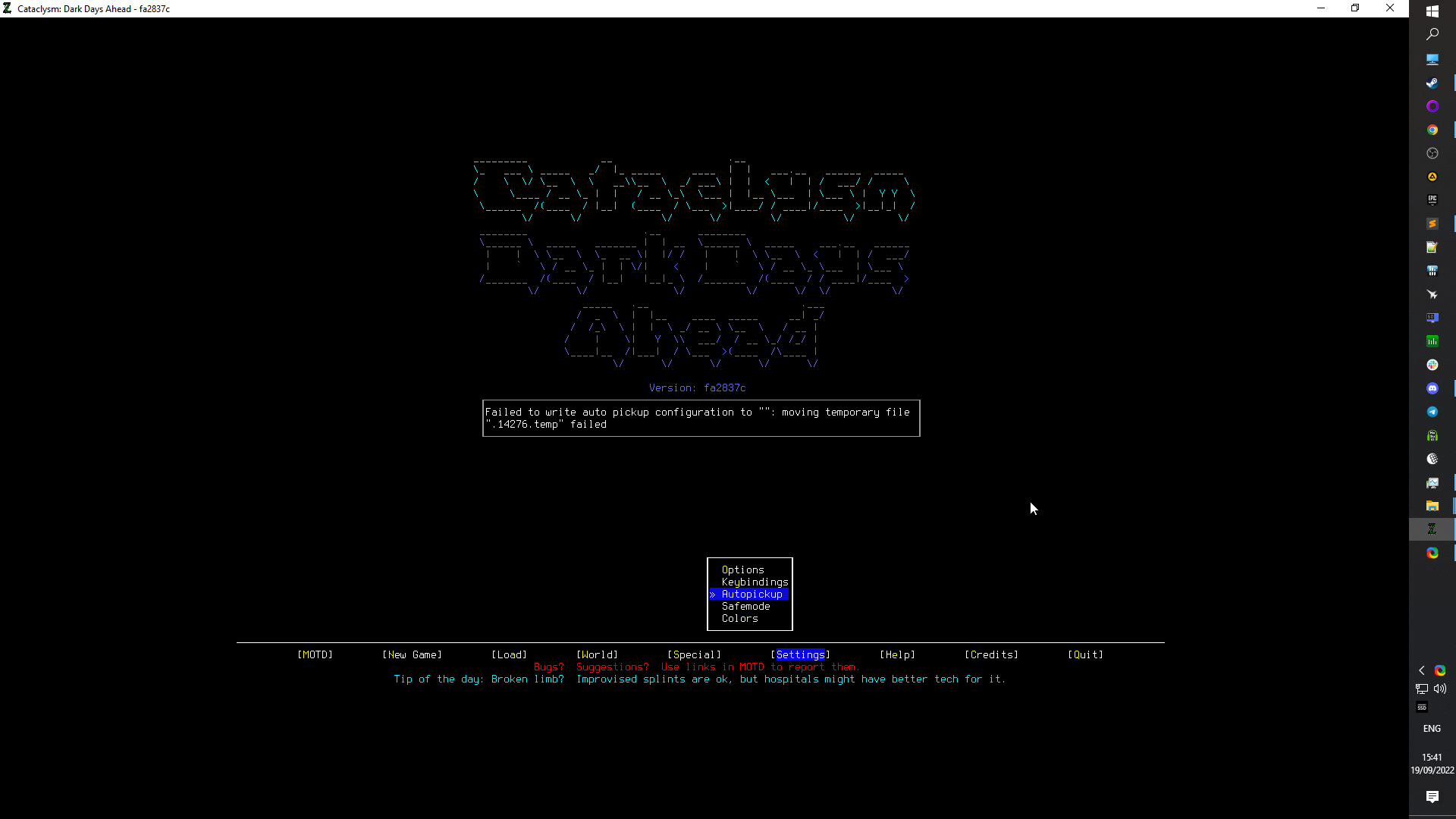 autopickup · Issue #61121 · CleverRaven/Cataclysm-DDA · GitHub