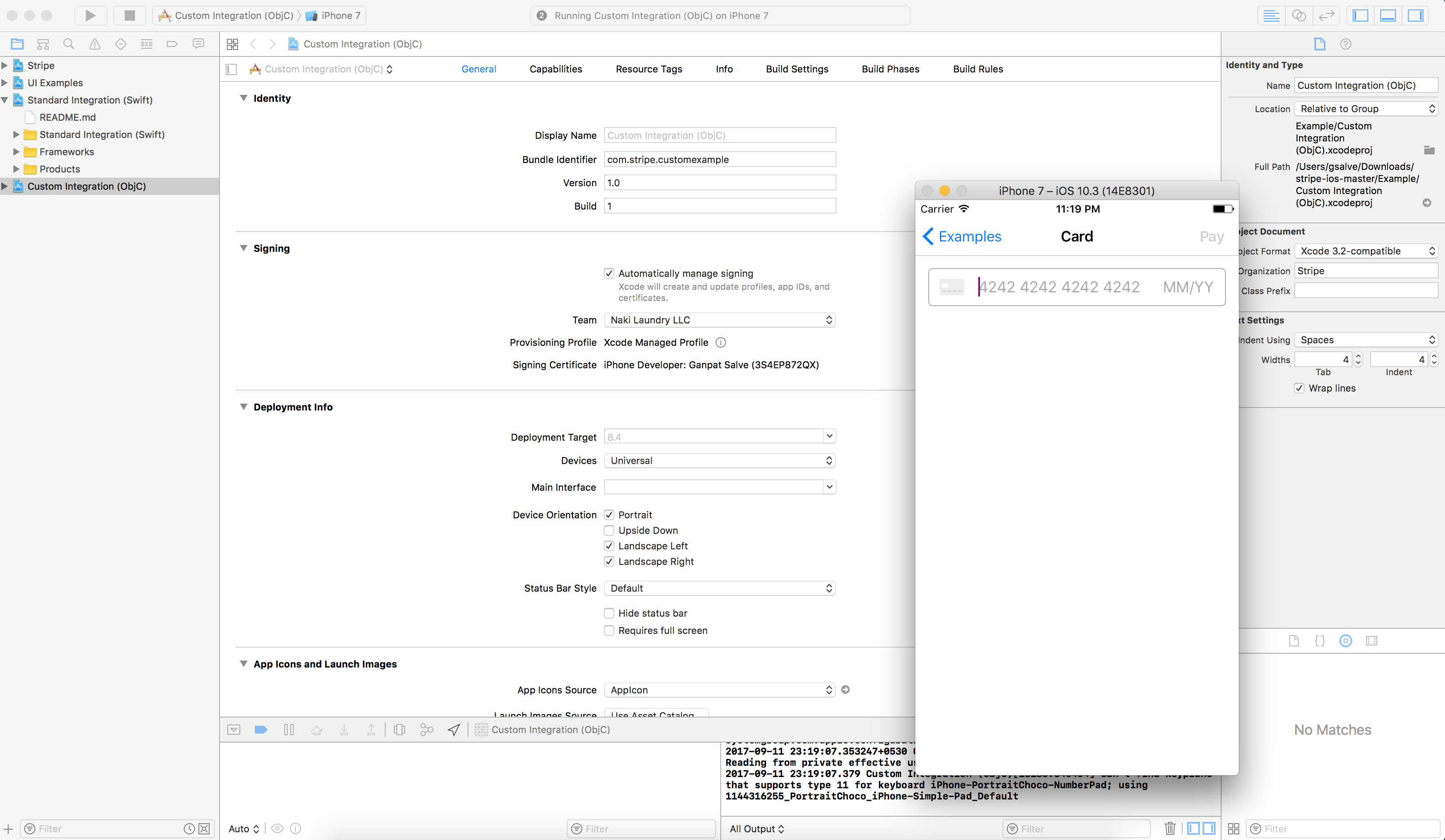 Not Working Swift 3 Application Integration Using Xcode Version 833 8e3004b · Issue 793 7816