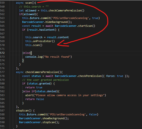 feat: add support for continuous scanning (multiple barcodes in one go ...