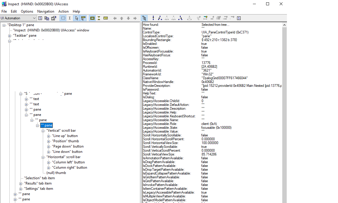 Not able to inspect element - Grid/Table · Issue #1475 · microsoft/WinAppDriver · GitHub
