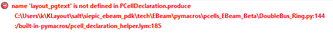 Portions of libraries missing due to errors in installation macros (?) · Issue #147 · SiEPIC ...