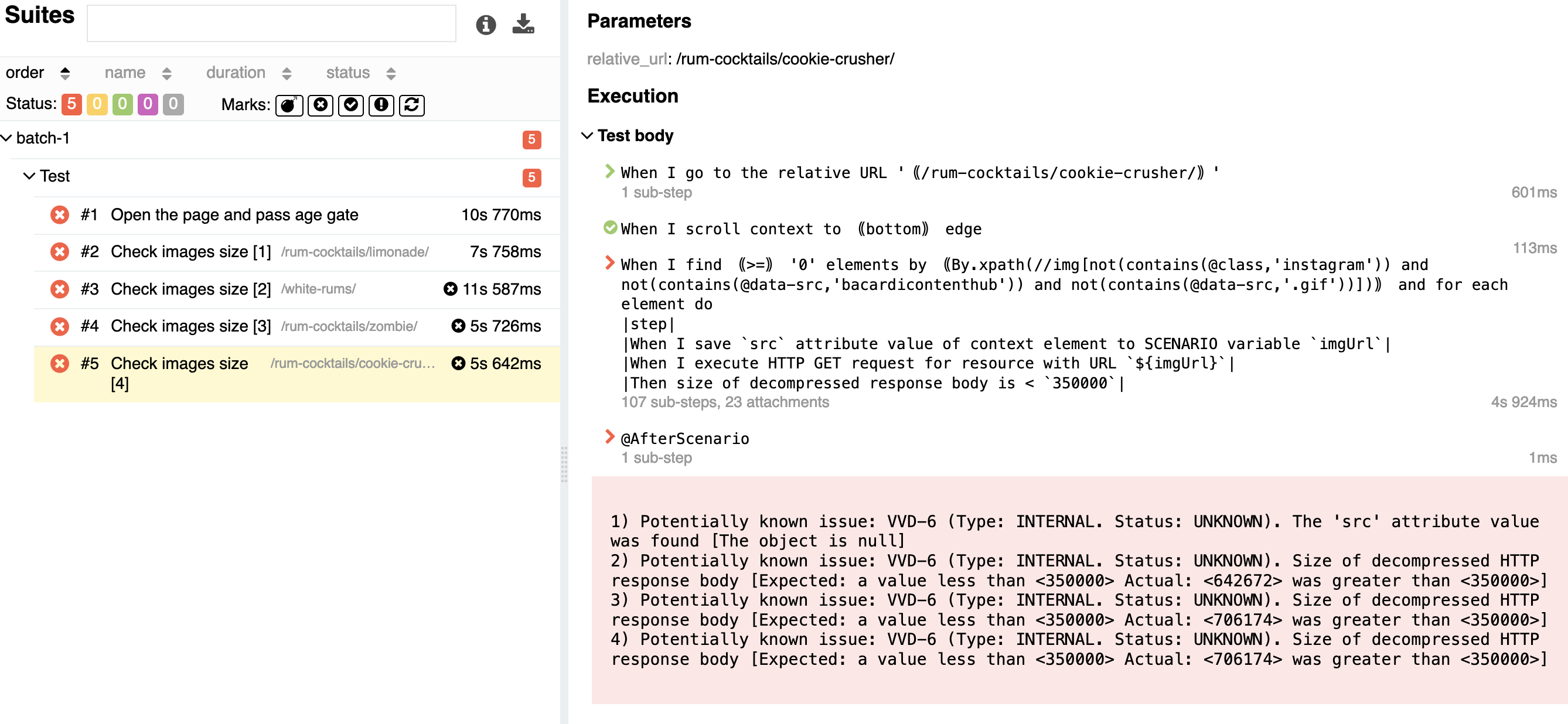 Step "When I scroll context to bottom edge" fails with script timeout. · Issue #2974 · vividus ...