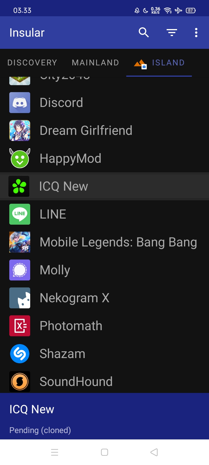 Island List Are Freezed⚠️ · Issue #233 · oasisfeng/island · GitHub