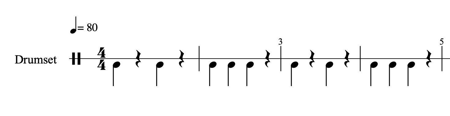 Regression: single-line staves note placement is below the staff line ...