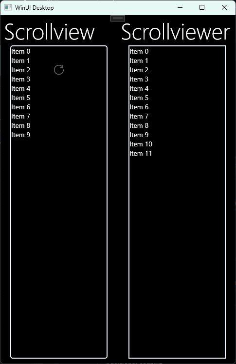 Refreshcontainer Doesnt Work With Scrollview · Issue 8815 · Microsoftmicrosoft Ui Xaml · Github