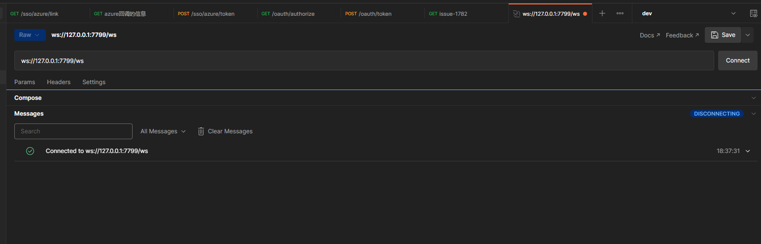 How do I get the context and recycle the resource overhead caused by ws, When the current front ...